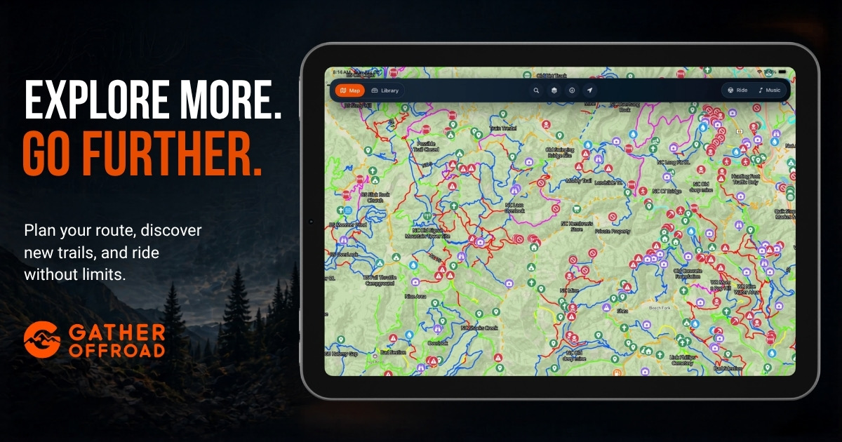 Gather Offroad · The offline trail app for your rig